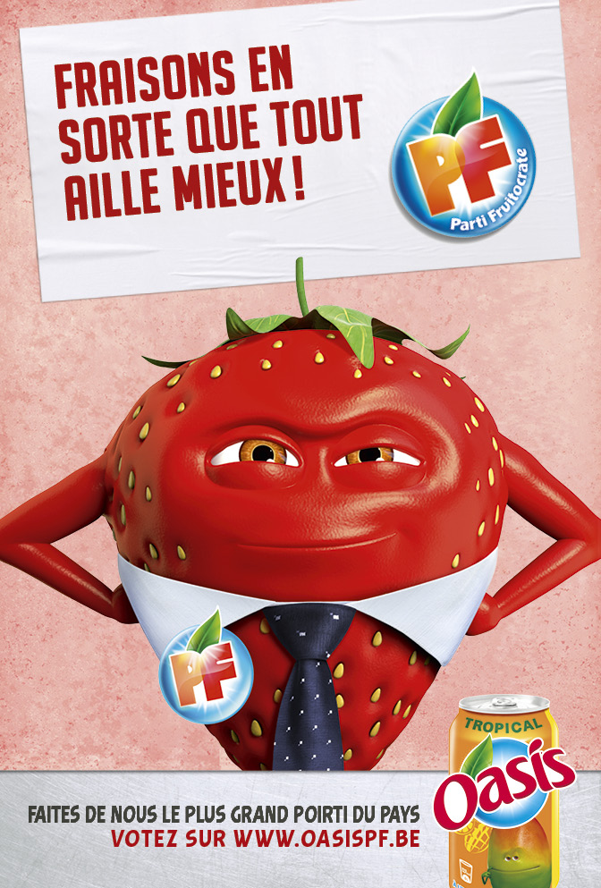 Media Marketing | Campaigns | Publicis/Oasis: "Parti Fruitocrate"